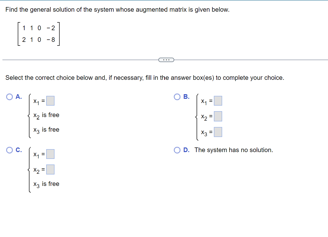 Solved Find the general solution of the system whose | Chegg.com