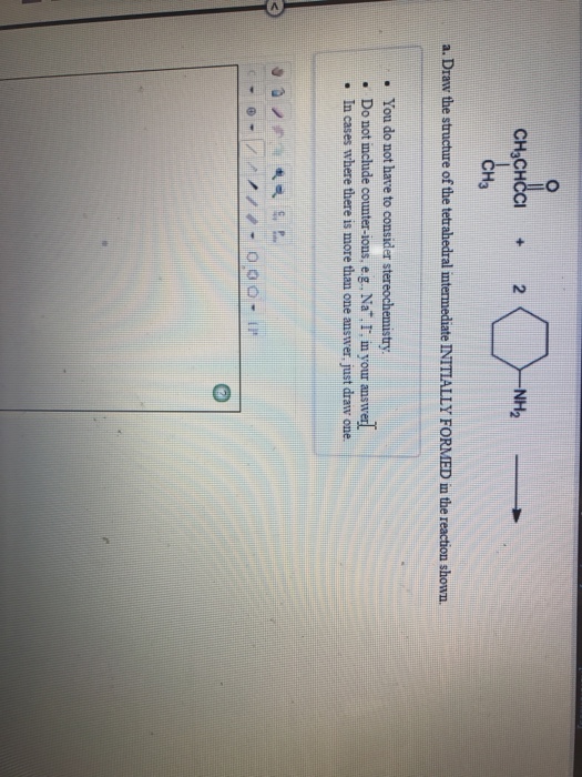 Solved CH3CH NH a. Draw the structure of the tetrahedral | Chegg.com