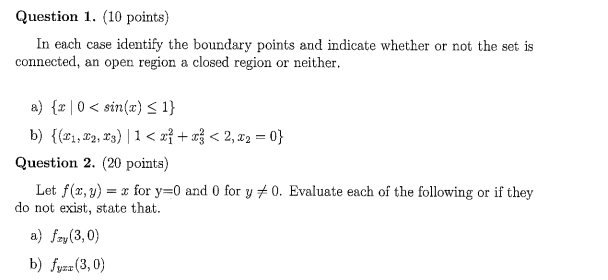 Solved In each case identify the boundary points and | Chegg.com