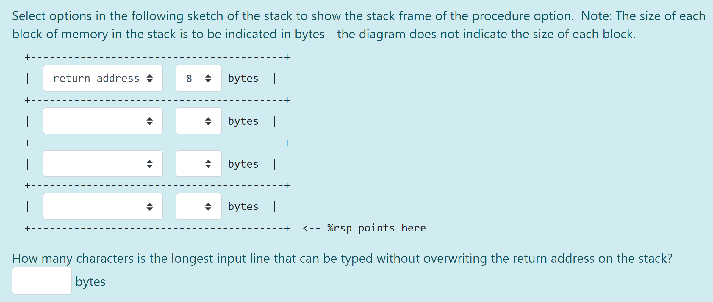 The following C code is vulnerable to a buffer | Chegg.com