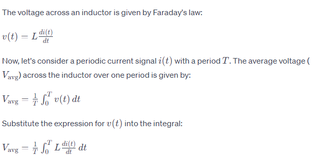 Solved The voltage across an inductor is given by Faraday's | Chegg.com