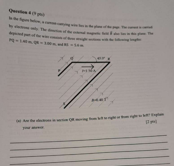 Solved Question 4 (9 ﻿pts)In the figure below, a | Chegg.com