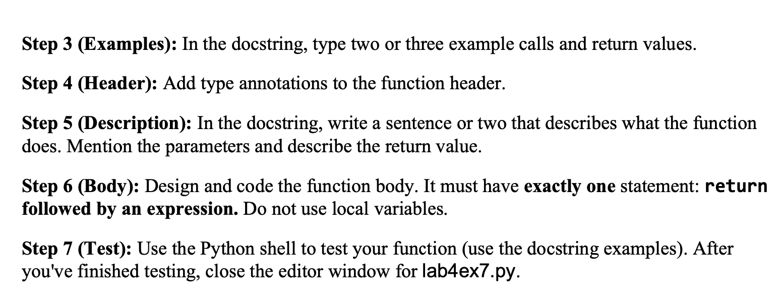 Solved Exercise 7 In this exercise, you'll use the function | Chegg.com