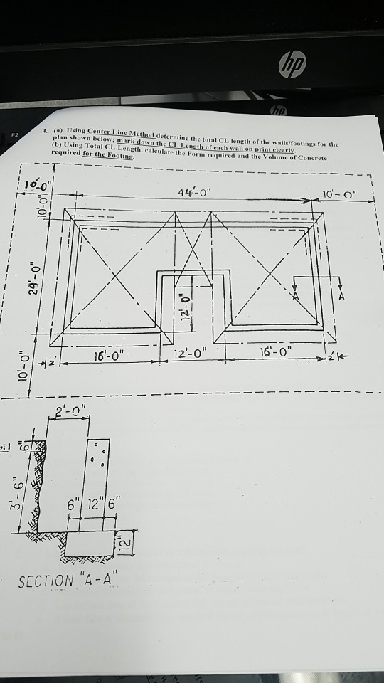 Solved . (a) Using Center Line Method determine the total CL | Chegg.com