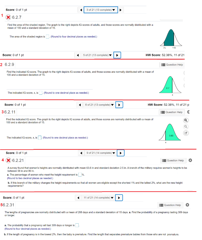 Solved Score: 0 of 1 pt 3 of 21 (13 complete) 1 X 6.2.7 Find | Chegg.com