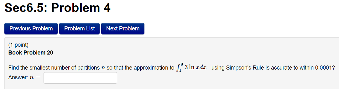 Solved Find the smallest number of partitions n so that the | Chegg.com