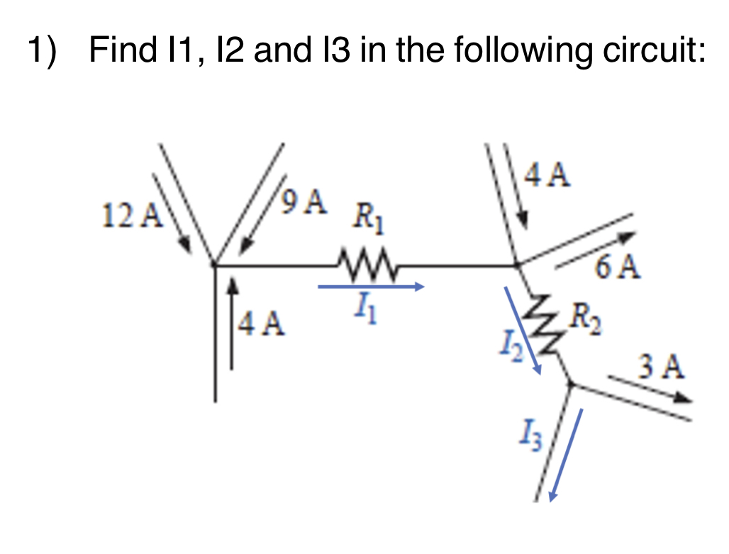 Solved Find I1, I2 and I3 in the following circuit:2. Find | Chegg.com