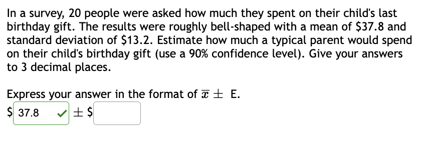 In a survey, 20 people were asked how much they spent | Chegg.com