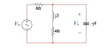 Solved The circuit below is drawn in the phasor domain. | Chegg.com