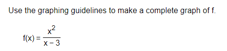 Solved Use the graphing guidelines to make a complete graph | Chegg.com