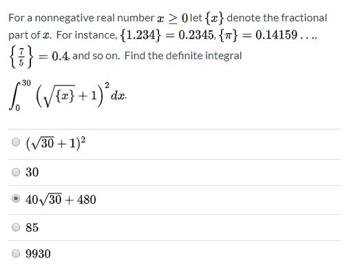 Solved --------------- For a nonnegative real number x ≥ 0 | Chegg.com