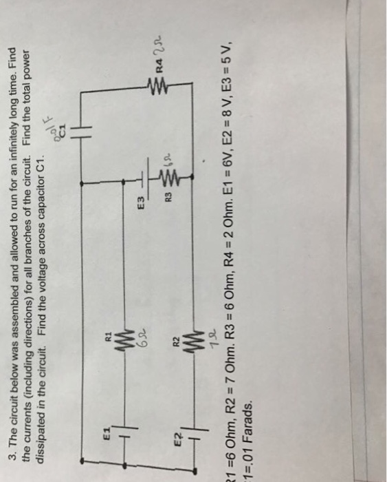 Solved The circuit below was assembled and allowed to run | Chegg.com
