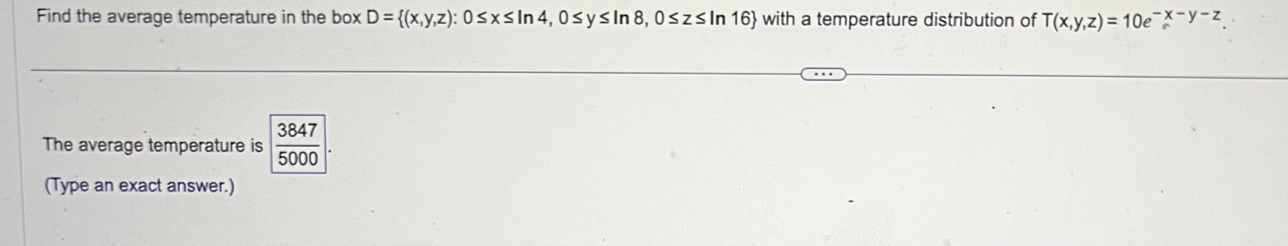 Solved Find the average temperature in the box | Chegg.com