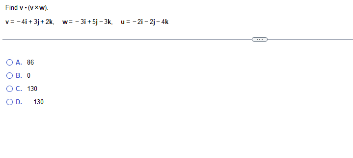 Solved Find \\( \\mathbf{v} \\cdot(\\mathbf{v} \\times | Chegg.com