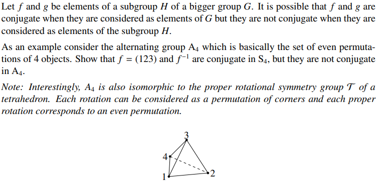 Solved Let f and g be elements of a subgroup H of a bigger | Chegg.com