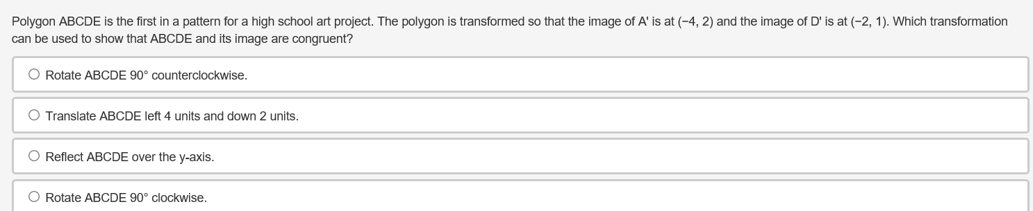 Solved Question 3(Multiple Choice Worth 1 points) (02.03 MC) | Chegg.com
