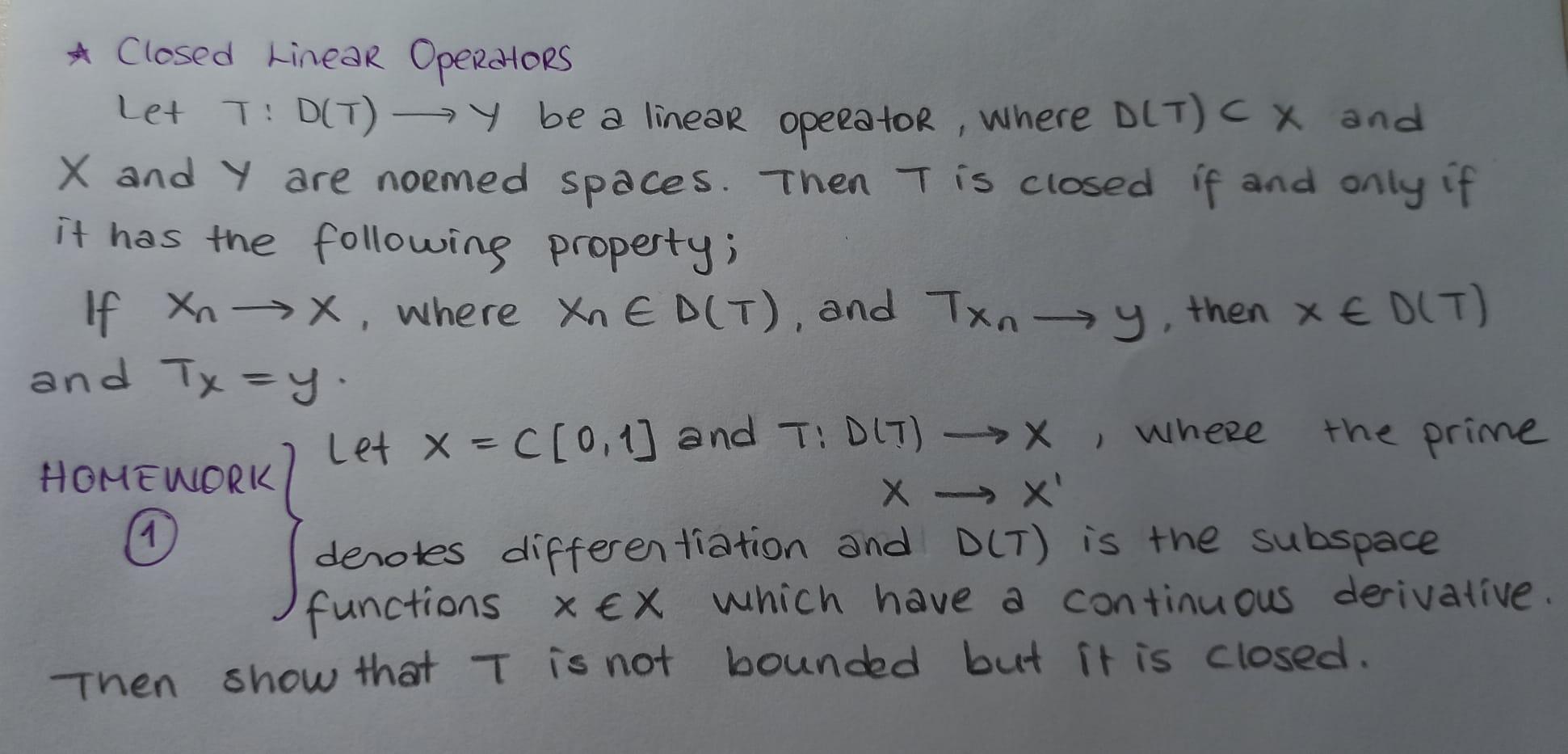 Solved FUNCTIONAL ANALYSIS Could you answer this | Chegg.com