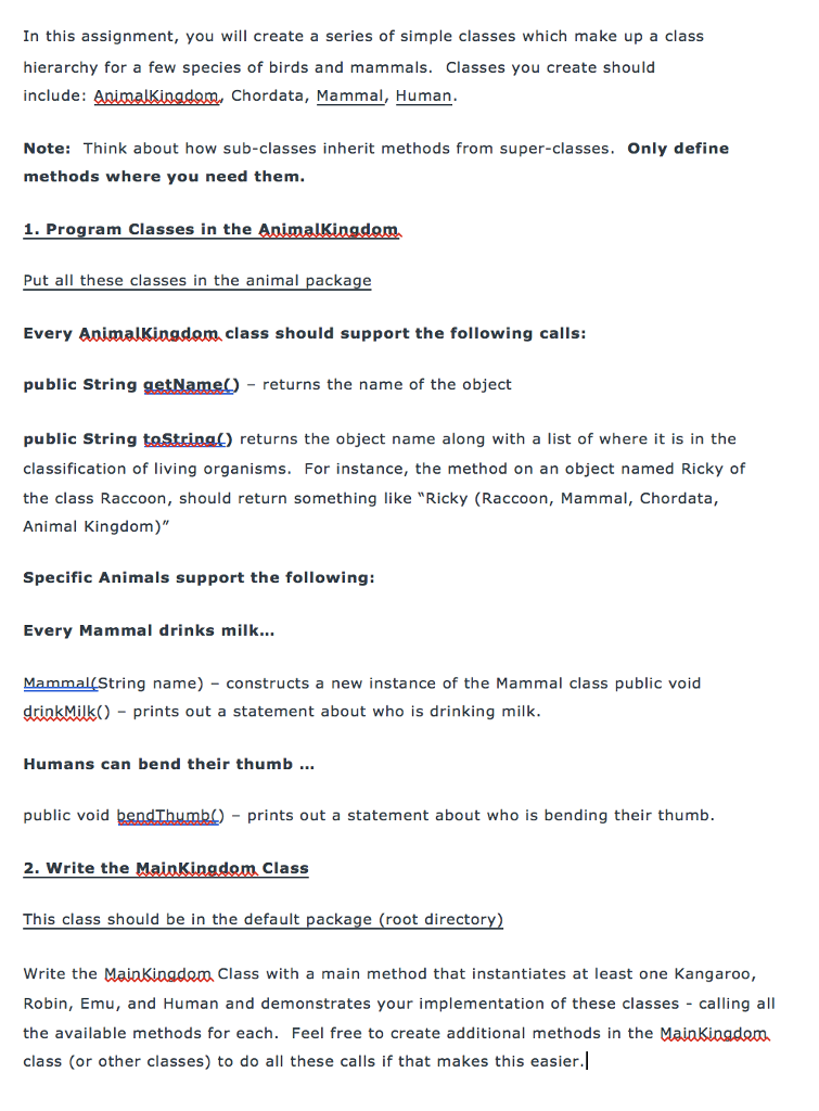 In this assignment, you will create a series of | Chegg.com