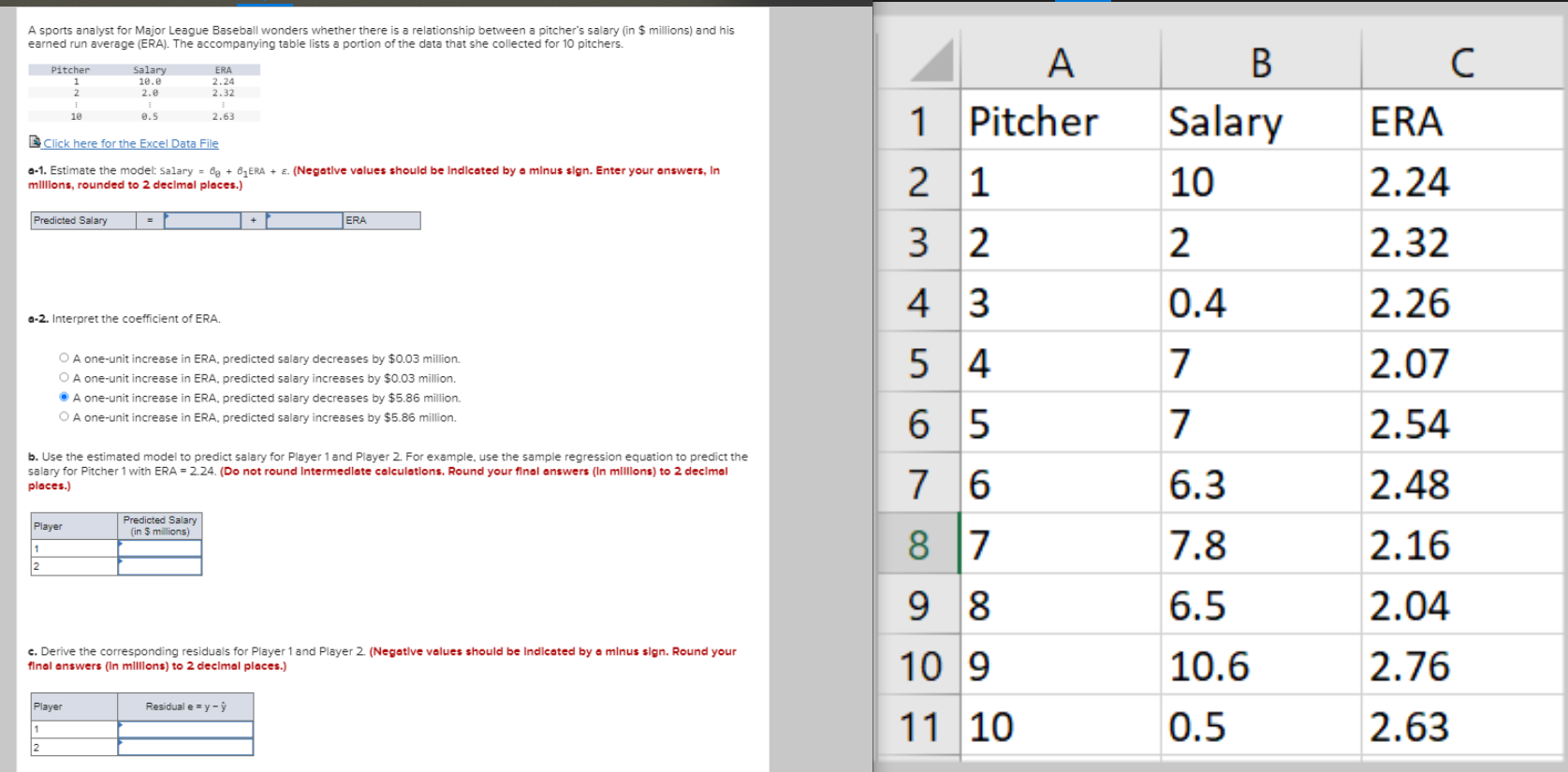 Solved questions and data set | Chegg.com