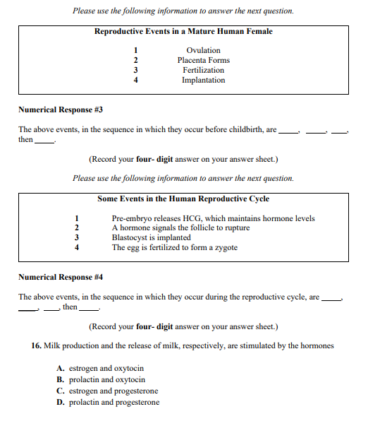 Solved Please use the following information to answer the | Chegg.com
