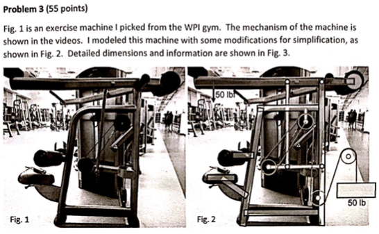 Fig. 1 is an exercise machine I picked from the WPI | Chegg.com