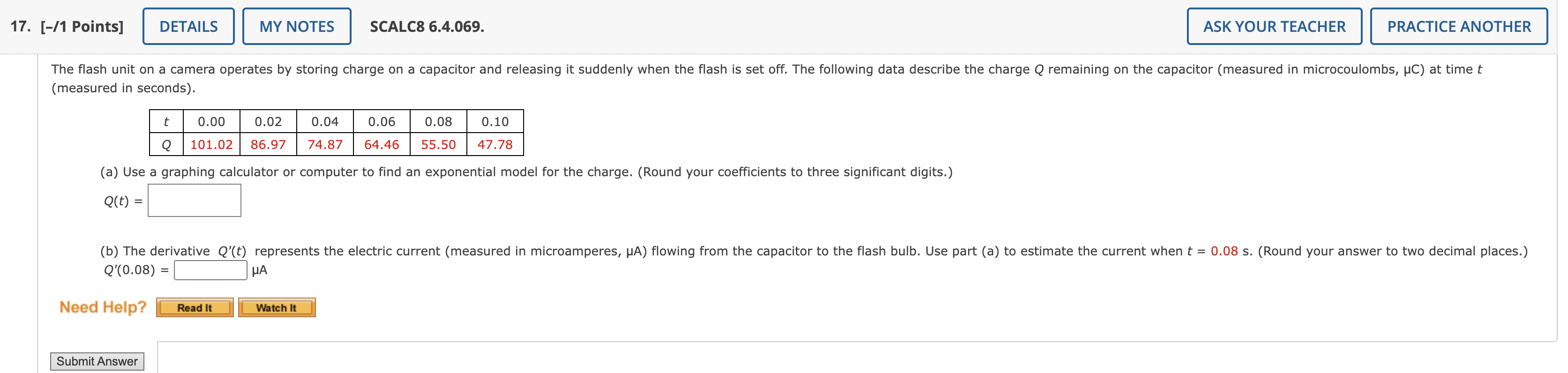 Solved (measured in seconds).(a) ﻿Use a graphing calculator | Chegg.com