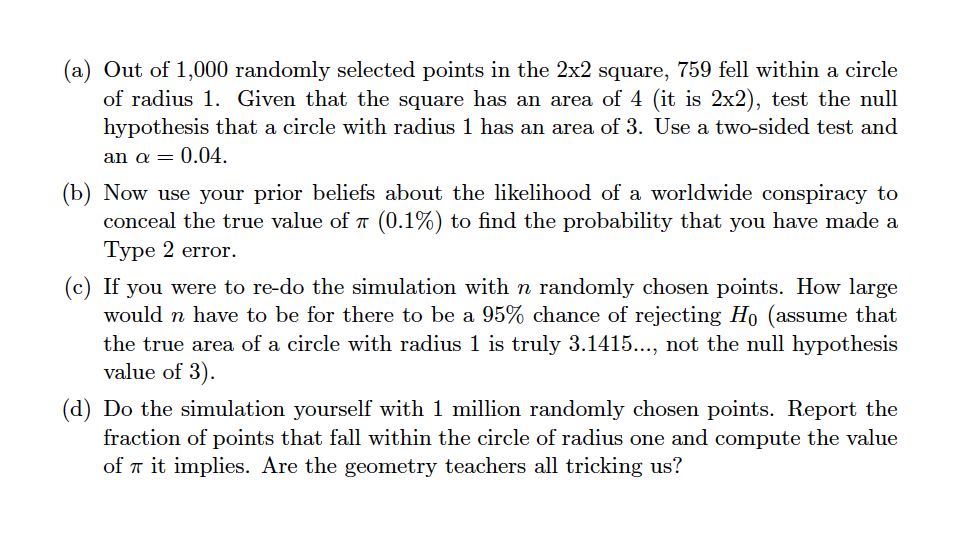 2. Your geometry teacher taught you that | Chegg.com