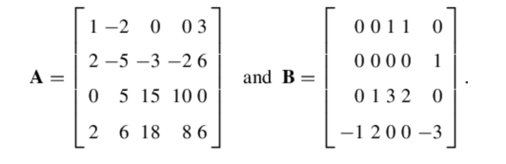 Solved 4. This exercise involves the concept of row | Chegg.com
