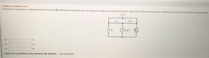 Solved Chapter 9, Problem 9.051 (Circuit Solution) Calculate | Chegg.com