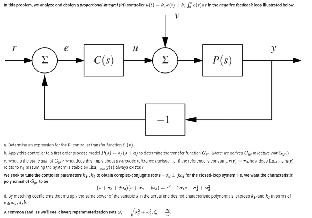 Solved in this problem, we analyze and design a | Chegg.com