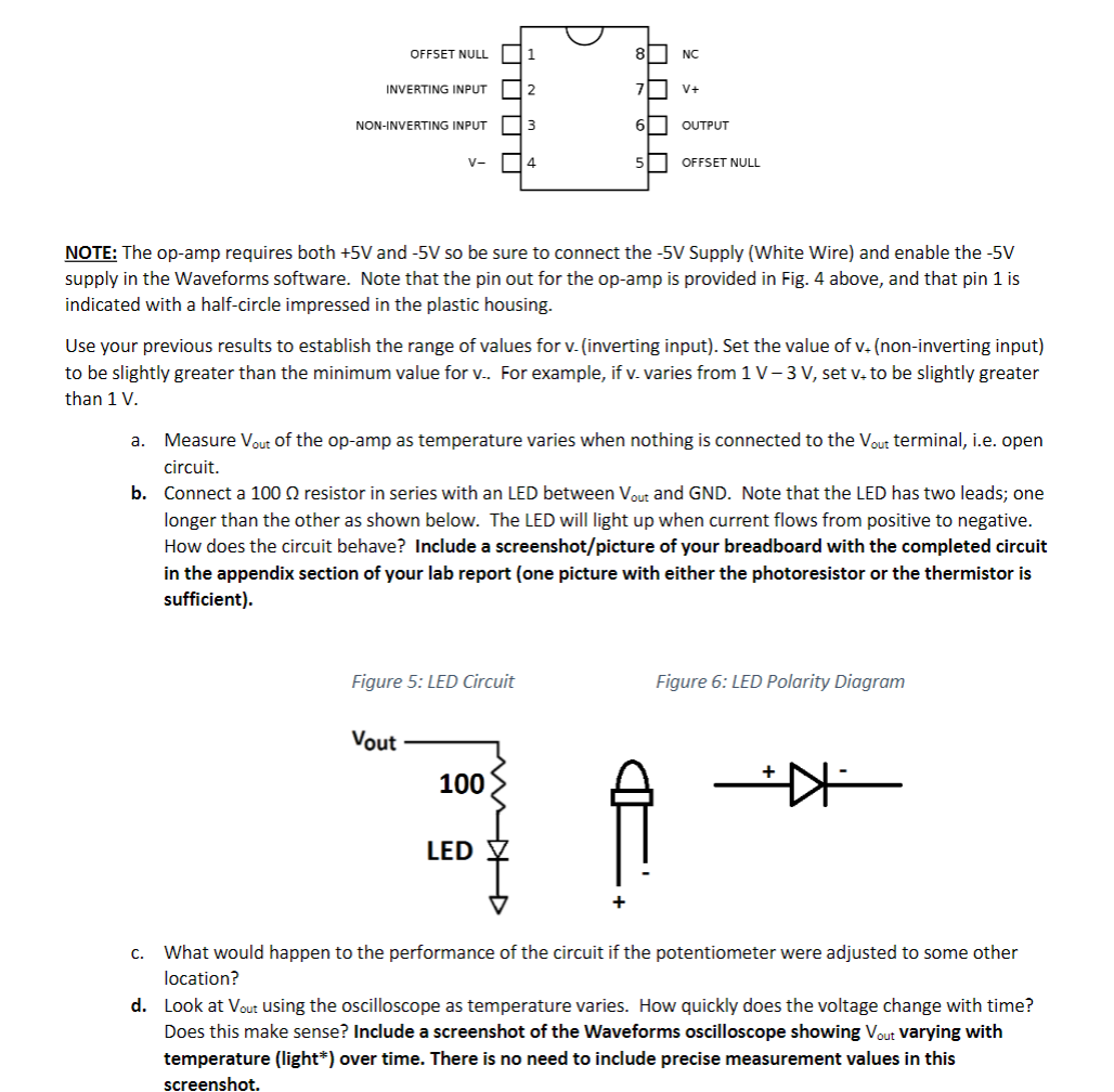 Solved Part III - Threshold Detection Circuit In part III | Chegg.com