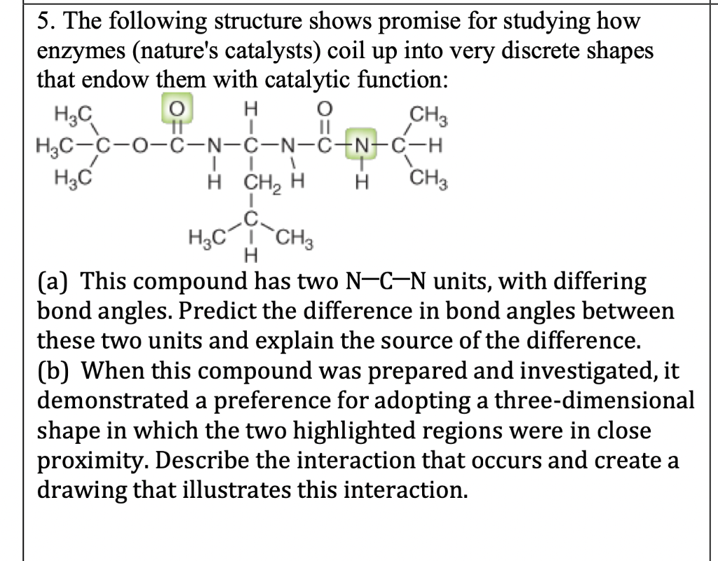 Solved 5. The following structure shows promise for studying | Chegg.com