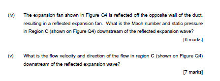Air flows down a channel at Mach 24, static pressure | Chegg.com
