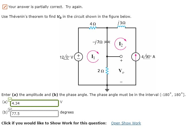 Solved Your answer is partially correct. Try again. Use | Chegg.com