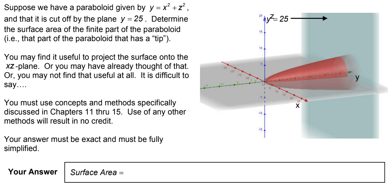 Solved Suppose we have a paraboloid given by \( | Chegg.com