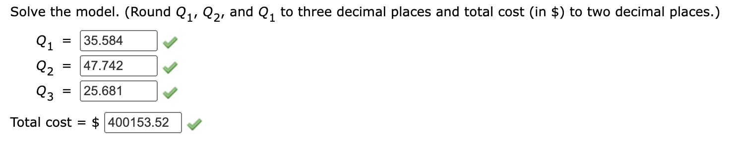 Solved HELP WITH COMPLETING THE MODEL.I've asked this | Chegg.com