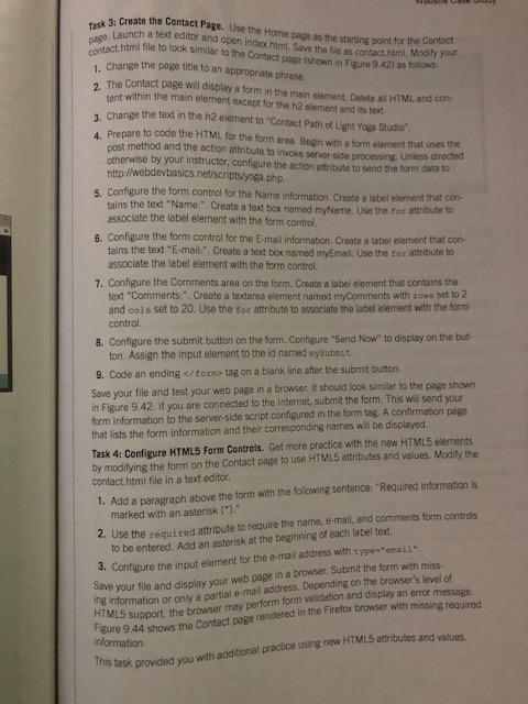 Solved Path of Light Yoga Studio See Chapter 2 for an | Chegg.com