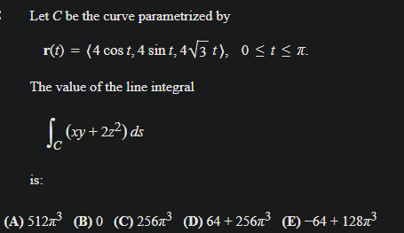 Solved Let C be the curve parametrized by r(t) | Chegg.com