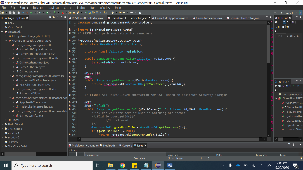 Using code supplied below I need to address | Chegg.com