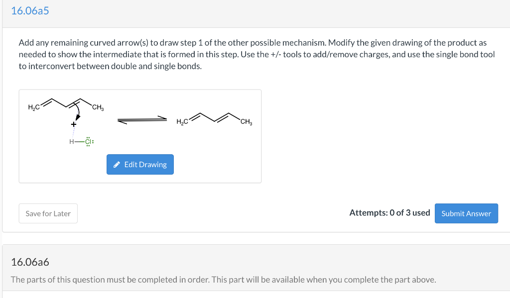 Solved Add any remaining curved arrow(s) to draw step 1 of | Chegg.com
