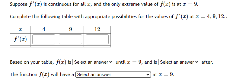 [Solved]: 13 Suppose ( f^{ prime}(x) ) is continu