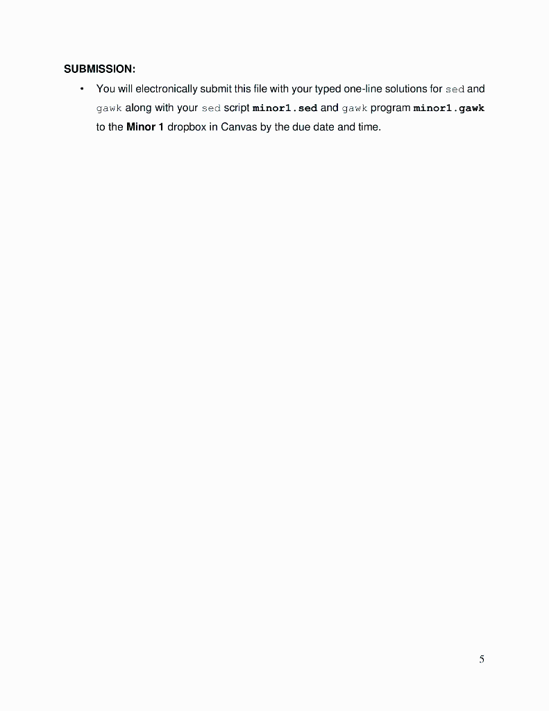 Solved Csce 3600 Systems Programming Minor Assignment 1 