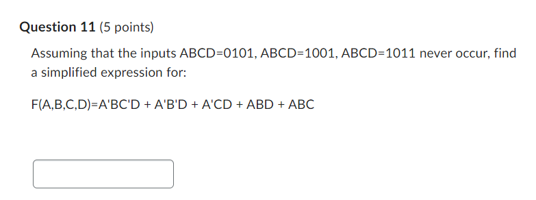 Solved Assuming that the inputs | Chegg.com