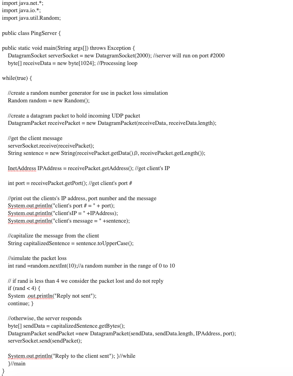Solved import java.net.*; import java.io.*; import | Chegg.com