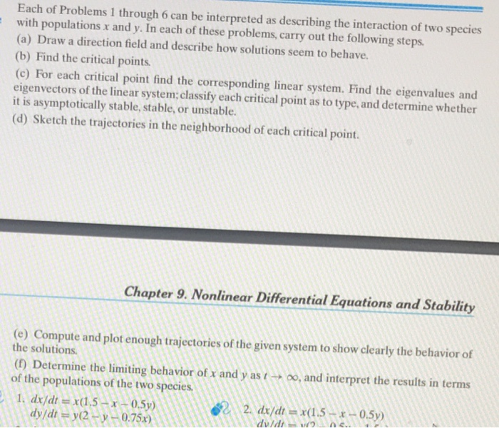 Solved Each of Problems 1 through 6 can be interpreted as | Chegg.com