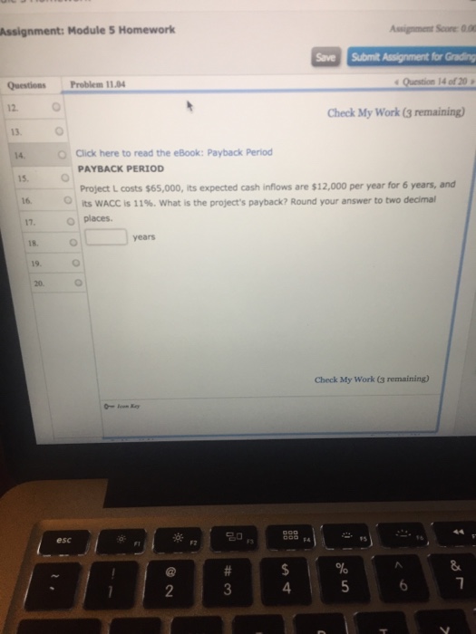 Solved ssignment: Module 5 Homework Assignment Score 0.00 | Chegg.com