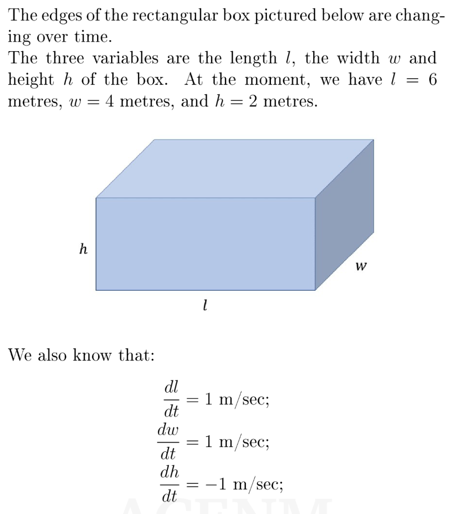 Solved a) at the moment, is the volume of the box | Chegg.com