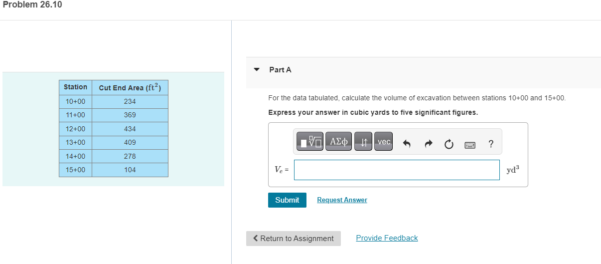 Solved For the data tabulated, calculate the volume of | Chegg.com