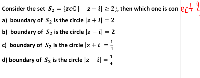 Solved = Consider the set S2 = | 2} a) boundary of S2 is the | Chegg.com