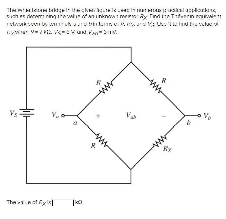 Solved The Wheatstone bridge in the given figure is used in | Chegg.com